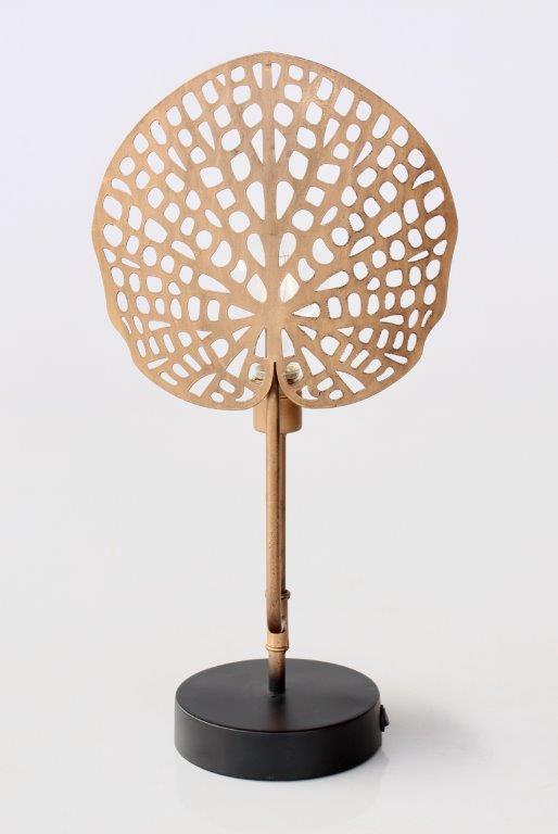 METAL SEAWEED DESIGN LED BATTERY OPERATED LAMP – 41X20CM – Lemon Tree ...